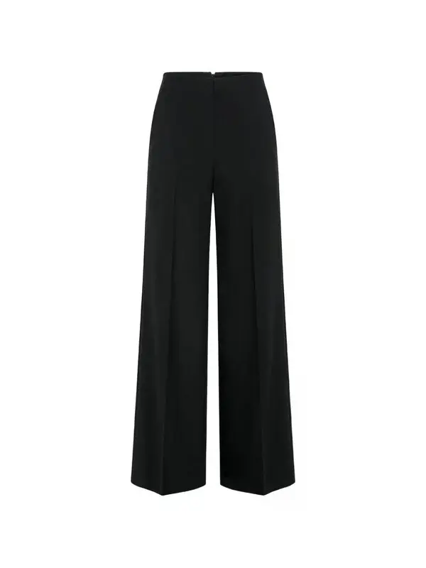 GEMY MAALOUF Pressed-crease Palazzo Pants - Black