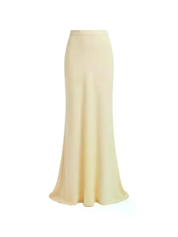 GEMY MAALOUF High-waisted Floor-length Skirt - Neutrals