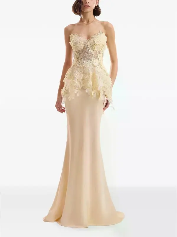 GEMY MAALOUF High-waisted Floor-length Skirt