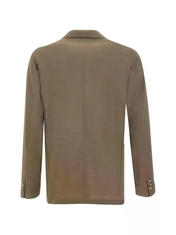 BRIGLIA 1949 Peak-lapel Double-breasted Blazer