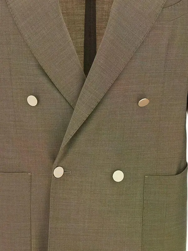 BRIGLIA 1949 Peak-lapel Double-breasted Blazer