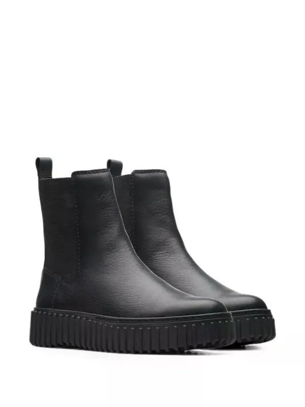Clarks Torhill Maple Leather Chelsea Boots