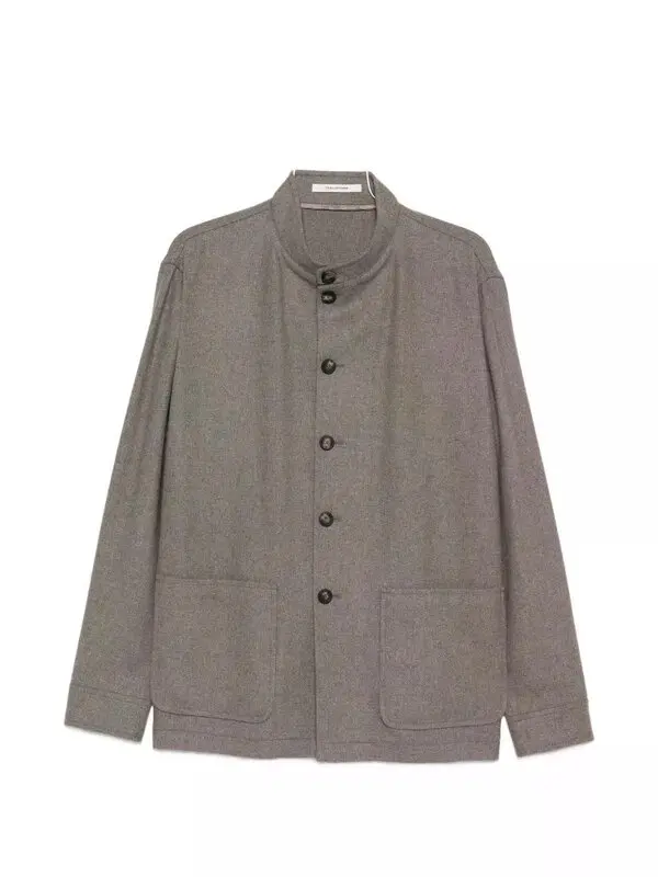 Tagliatore High-neck Patch-pocket Jacket