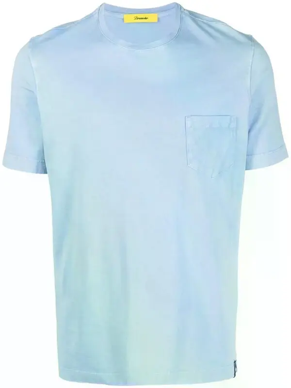 DRUMOHR Crew-neck Cotton T-shirt - Blue
