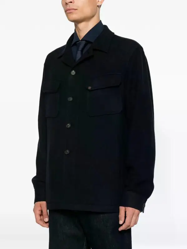 Tagliatore Flap-pocket Shirt Jacket