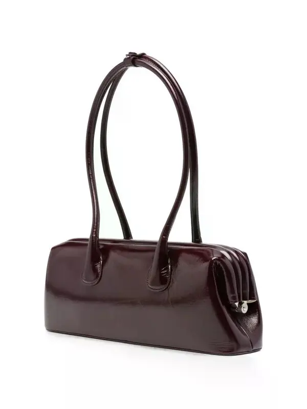 OSOI Boat Wide Leather Shoulder Bag - Red