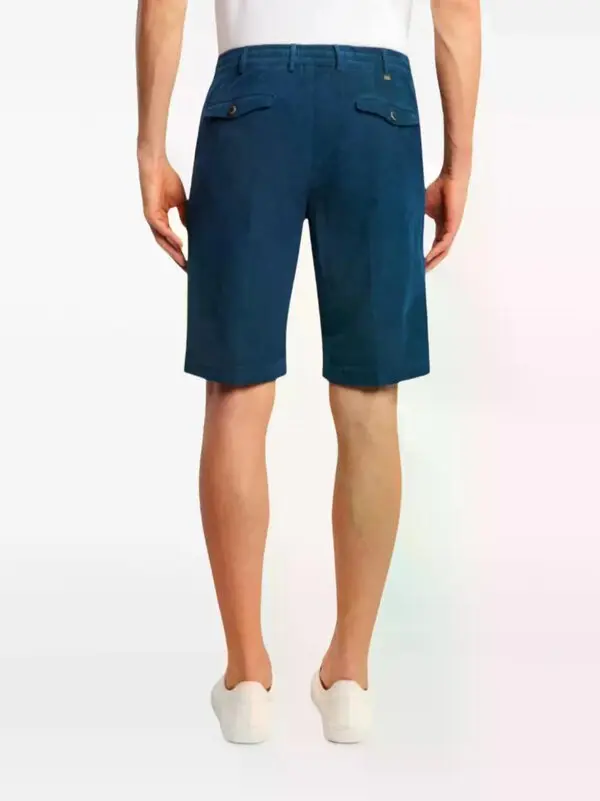 PT TORINO Pleated Corduroy Shorts