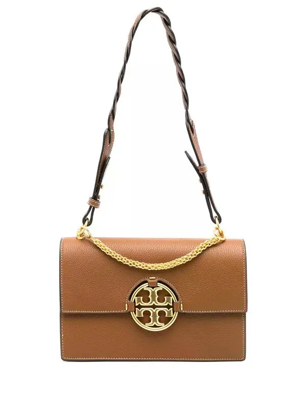 Tory Burch Logo-plaque Leather Shoulder Bag