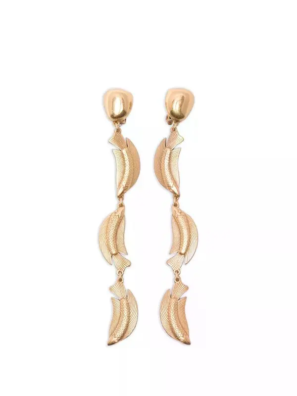 Cult Gaia Neemo Trio Fish-pendant Drop Earrings - Gold