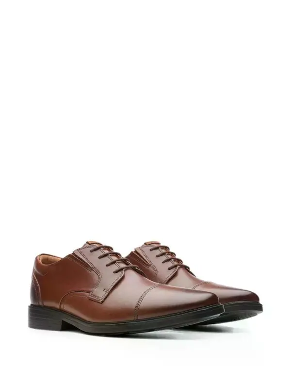 Clarks Cap Leather Derby Shoes