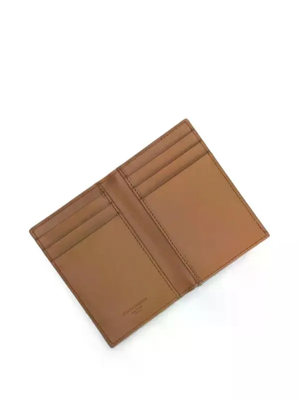 Dolce & Gabbana Card Holder In Calfskin With Logo