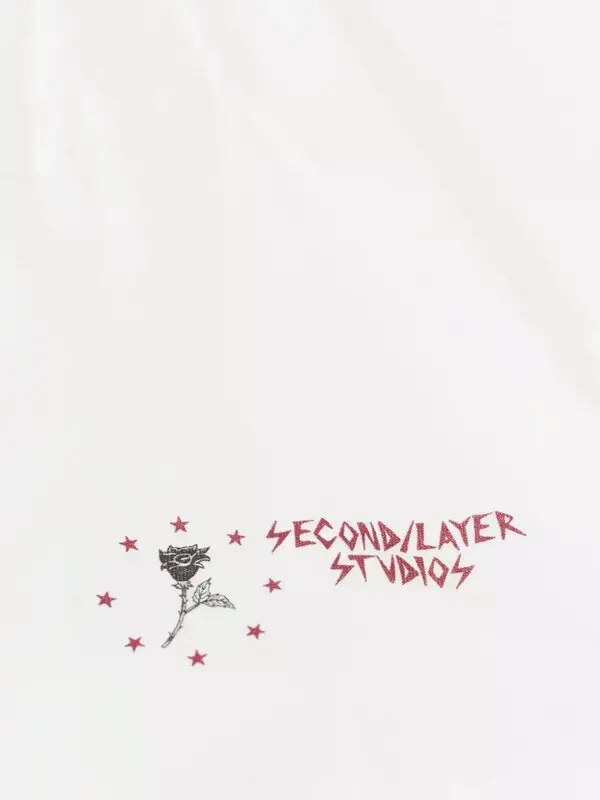 SECOND / LAYER Slogan-print Short-sleeve T-shirt