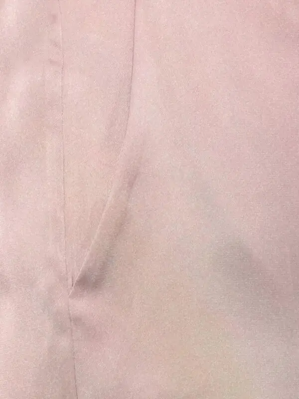 EMME Satin-finish Pressed-crease Trousers