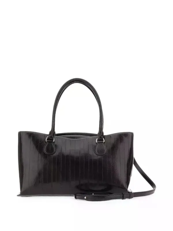 OSOI Shell Brot Lizard-effect Leather Shoulder Bag