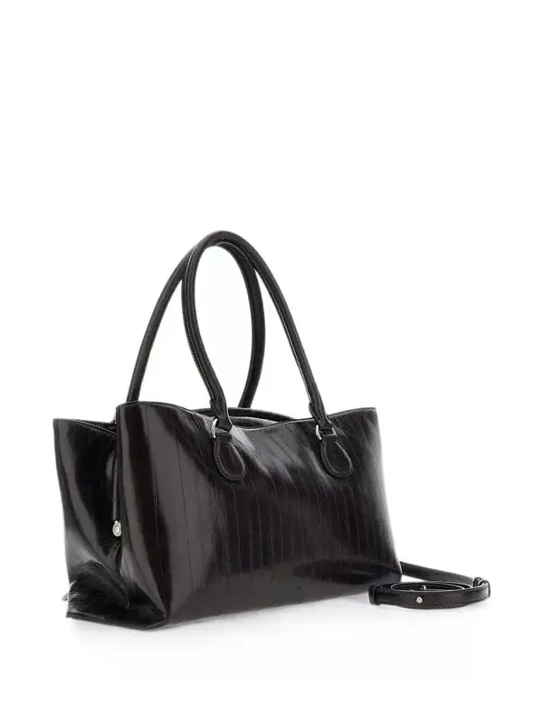 OSOI Shell Brot Lizard-effect Leather Shoulder Bag