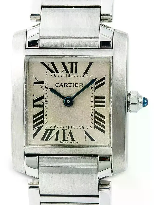 Cartier Tank Française Stainless Steel Watch