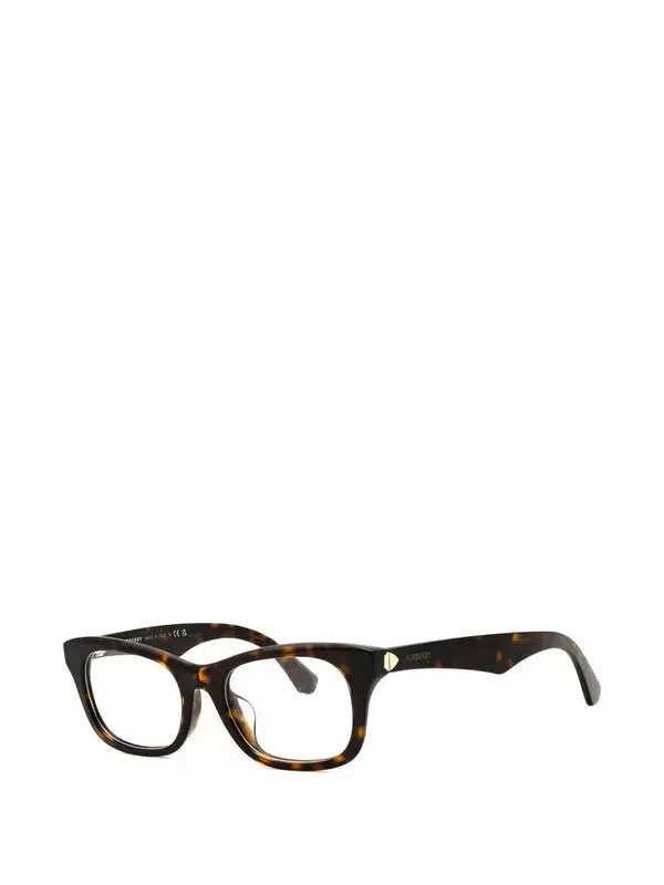 Burberry Tortoiseshell-effect Rectangle-frame Glasses - Brown