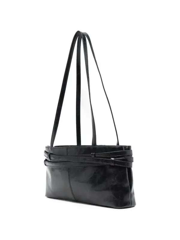 OSOI Brocle Buckled Leather Shoulder Bag