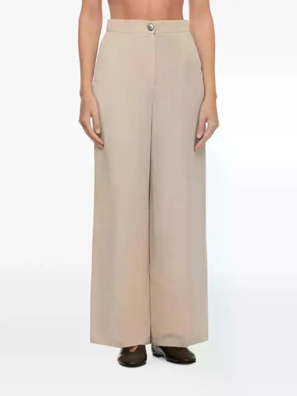 EMME Emmpera High-waisted Wide-leg Trousers
