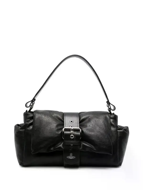 VIVIENNE WESTWOOD Hazel Treasure Xl Shoulder Bag - Black