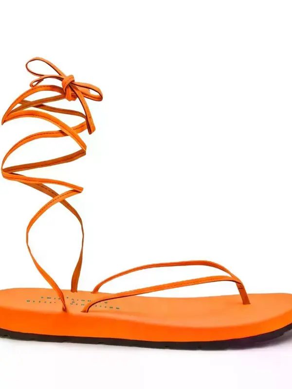 BETTINA VERMILLON Jenifer Thong-strap Sandals - Orange