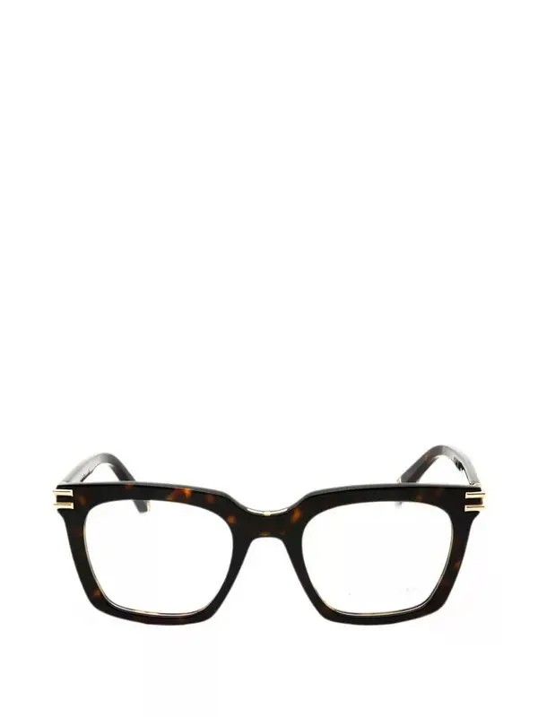 Philipp Plein Square-frame Glasses - Brown