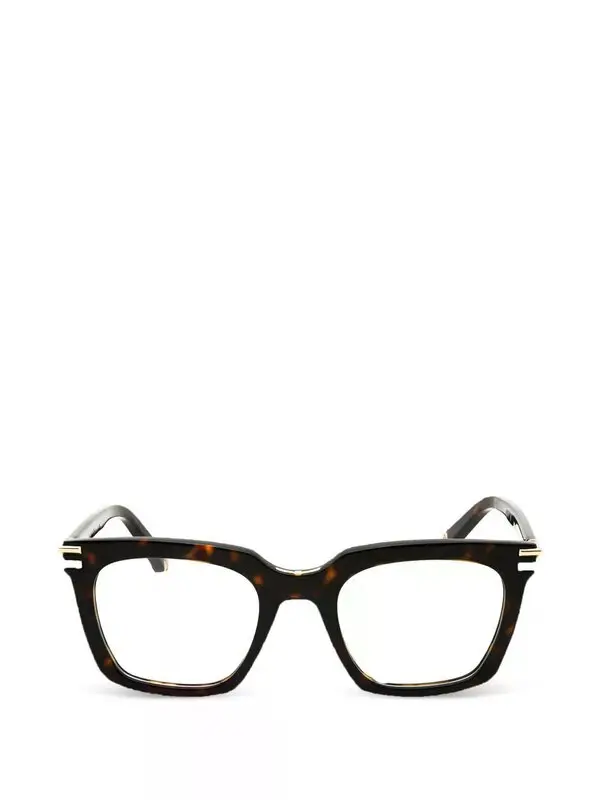 Philipp Plein Square-frame Glasses - Brown