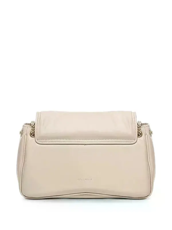 COCCINELLE Logo-plaque Shoulder Bag - Neutrals