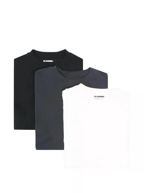 JIL SANDER Logo-patch T-shirt - Black