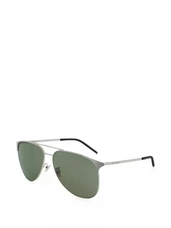 Saint Laurent Pilot-frame Sunglasses - Silver