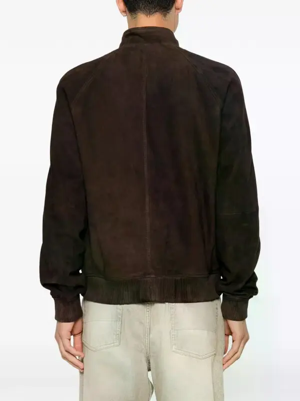 Dsquared2 Button-collar Suede Jacket