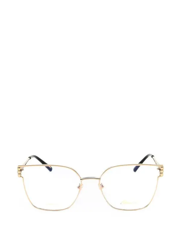 Chopard Square-frame Glasses - Gold