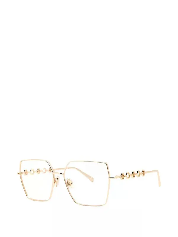 Philipp Plein Geometric Frame Eyeglasses
