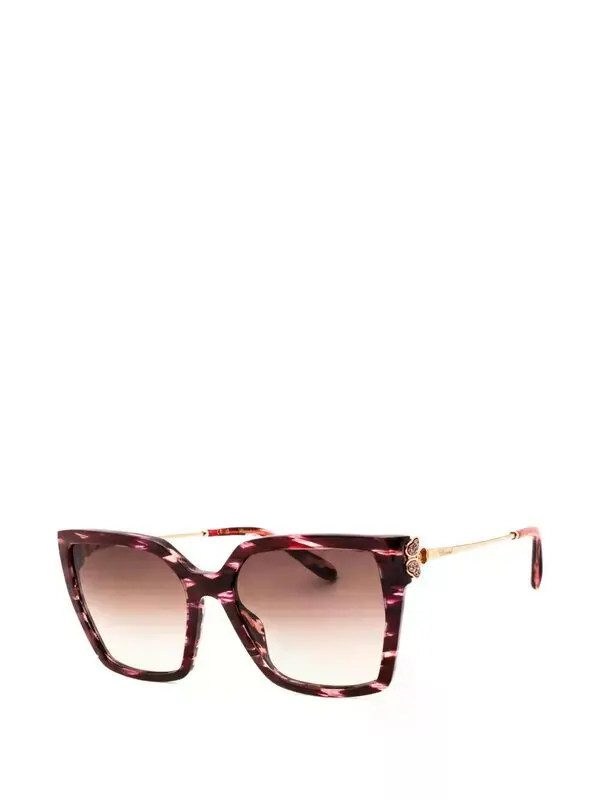 Chopard Logo-detail Cat-eye Sunglasses