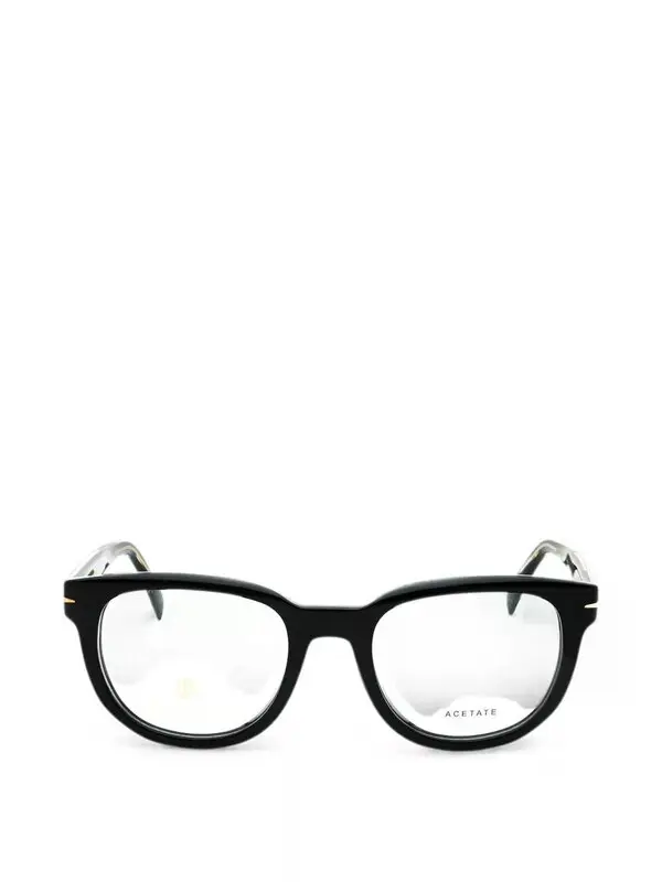 DB EYEWEAR BY DAVID BECKHAM Round-frame Glasses - Black