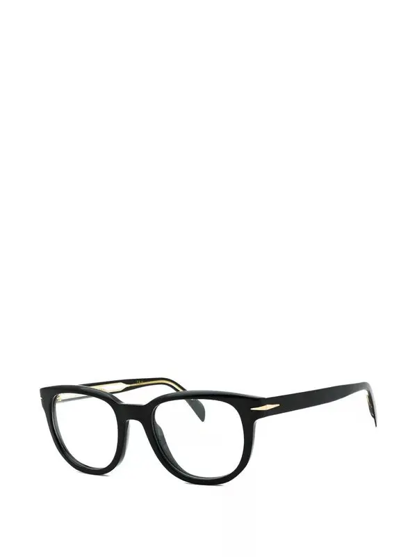 DB EYEWEAR BY DAVID BECKHAM Round Frame Glasses - Black
