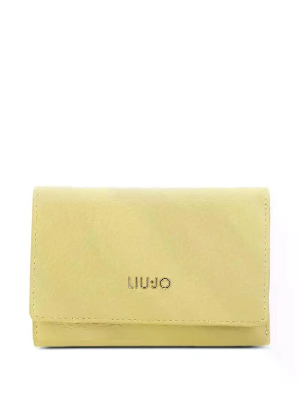 Liu Jo Pebbled-effect Trifold Wallet - Yellow