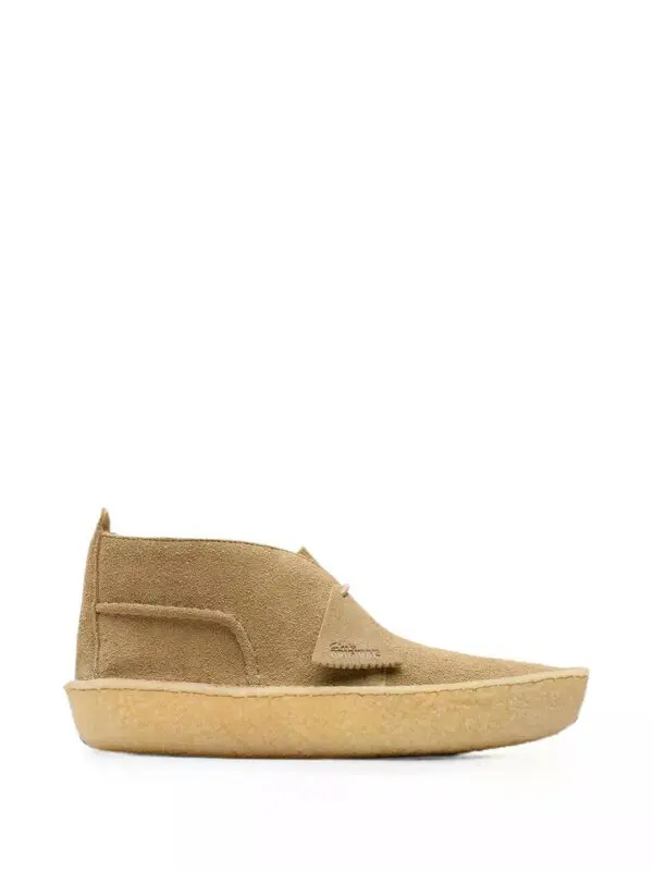 Clarks Desert Rain Suede Boots - Neutrals