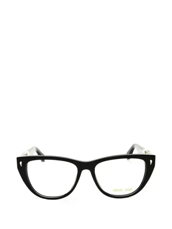 Roberto Cavalli Round-frame Glasses - Black