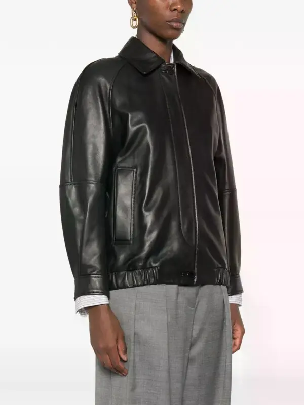 SALVATORE SANTORO Button-up Leather Jacket