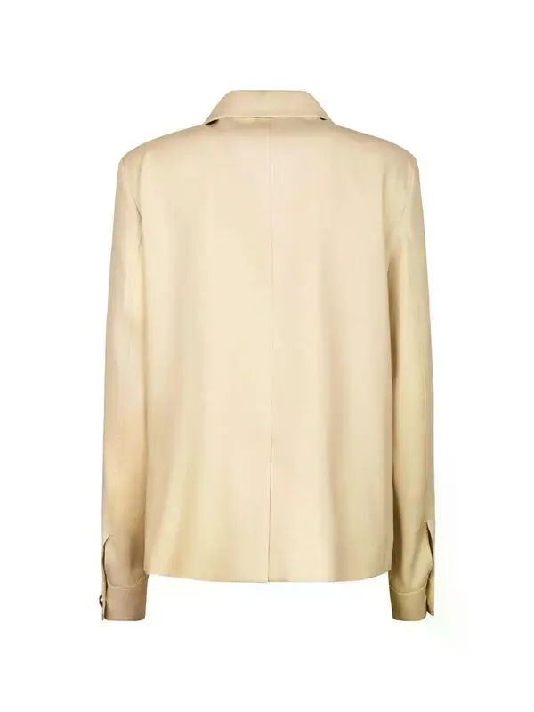 Max Mara Button-up Cotton Shirt Jacket