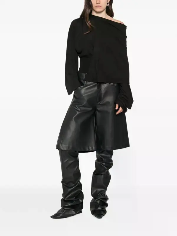 Rick Owens Asymmetric Draped Sweater