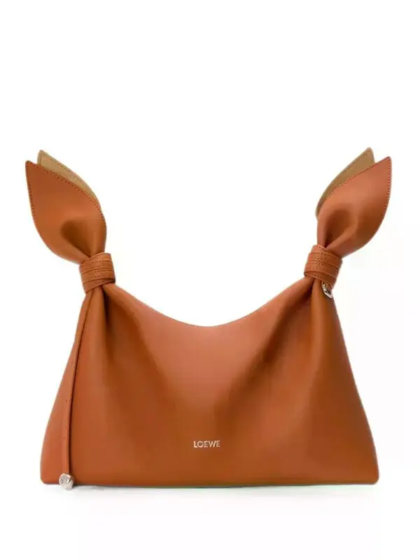 Loewe Medium Scarf Knot-detail Cross Body Bag - Brown