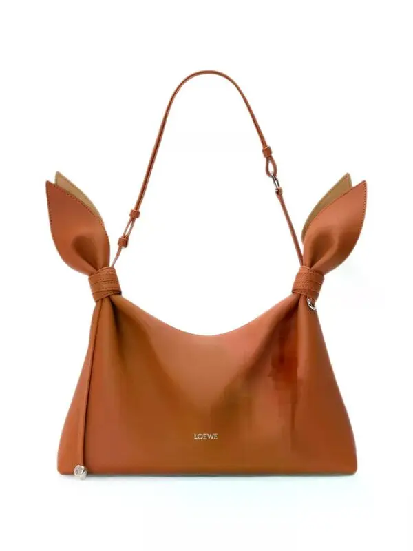 Loewe Medium Scarf Knot-detail Cross Body Bag - Brown