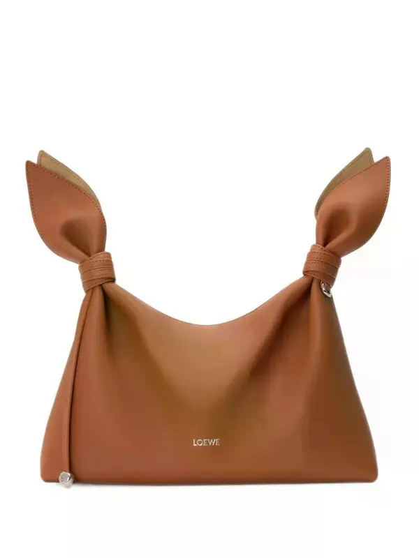 Loewe Scarf Knot-detail Cross Body Bag - Brown