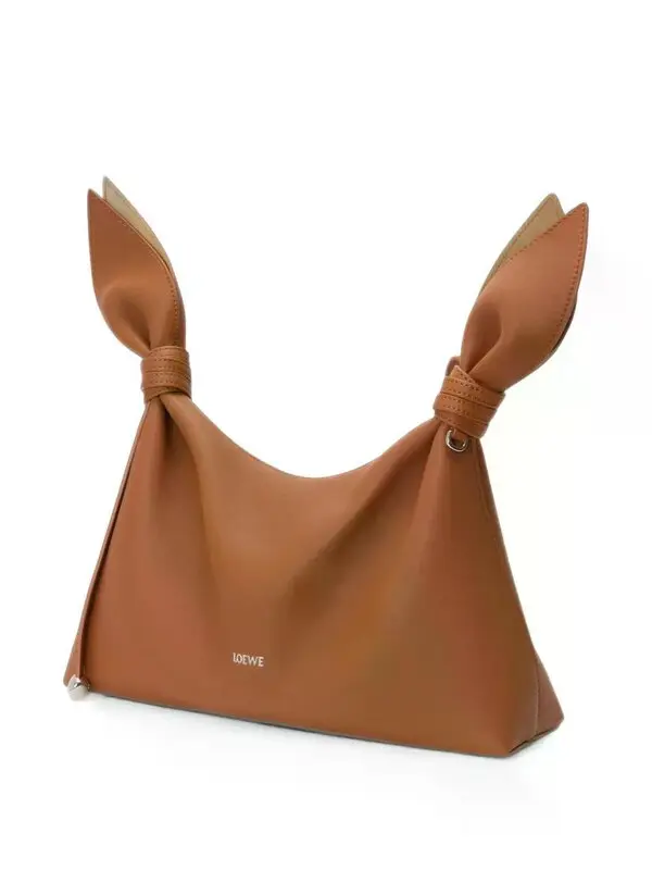 Loewe Scarf Knot-detail Cross Body Bag - Brown