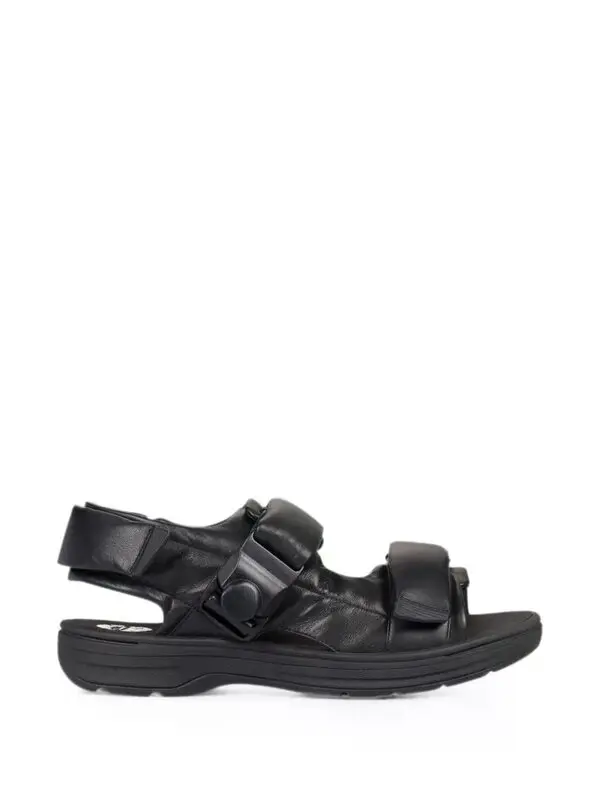 Clarks Martine Rose Leather Sandals - Black