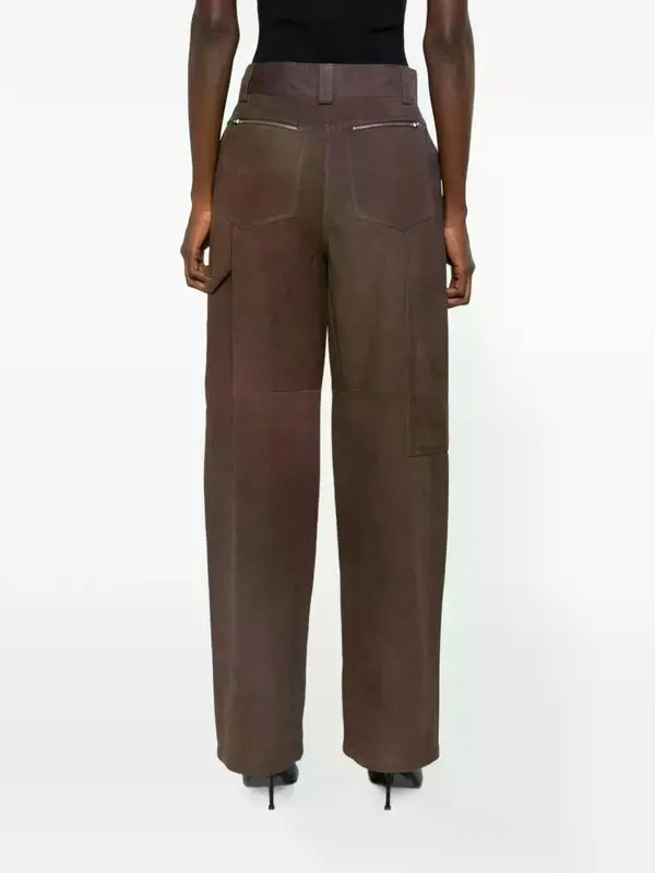 IRO PARIS Panelled Suede Trousers