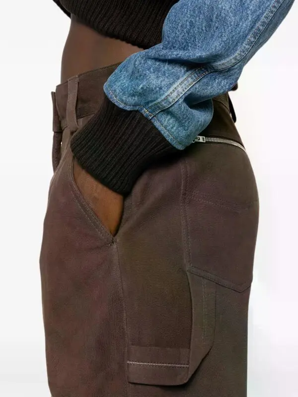 IRO PARIS Panelled Suede Trousers