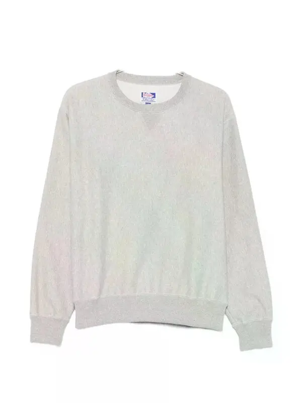 ROSA RUGOSA Crew-neck Ribbed-trim Sweathirt - Grey